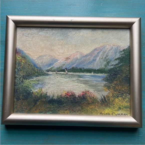 Vintage | Art | Vintage Scenic Oil Painting Signedhelen Curran | Poshmark